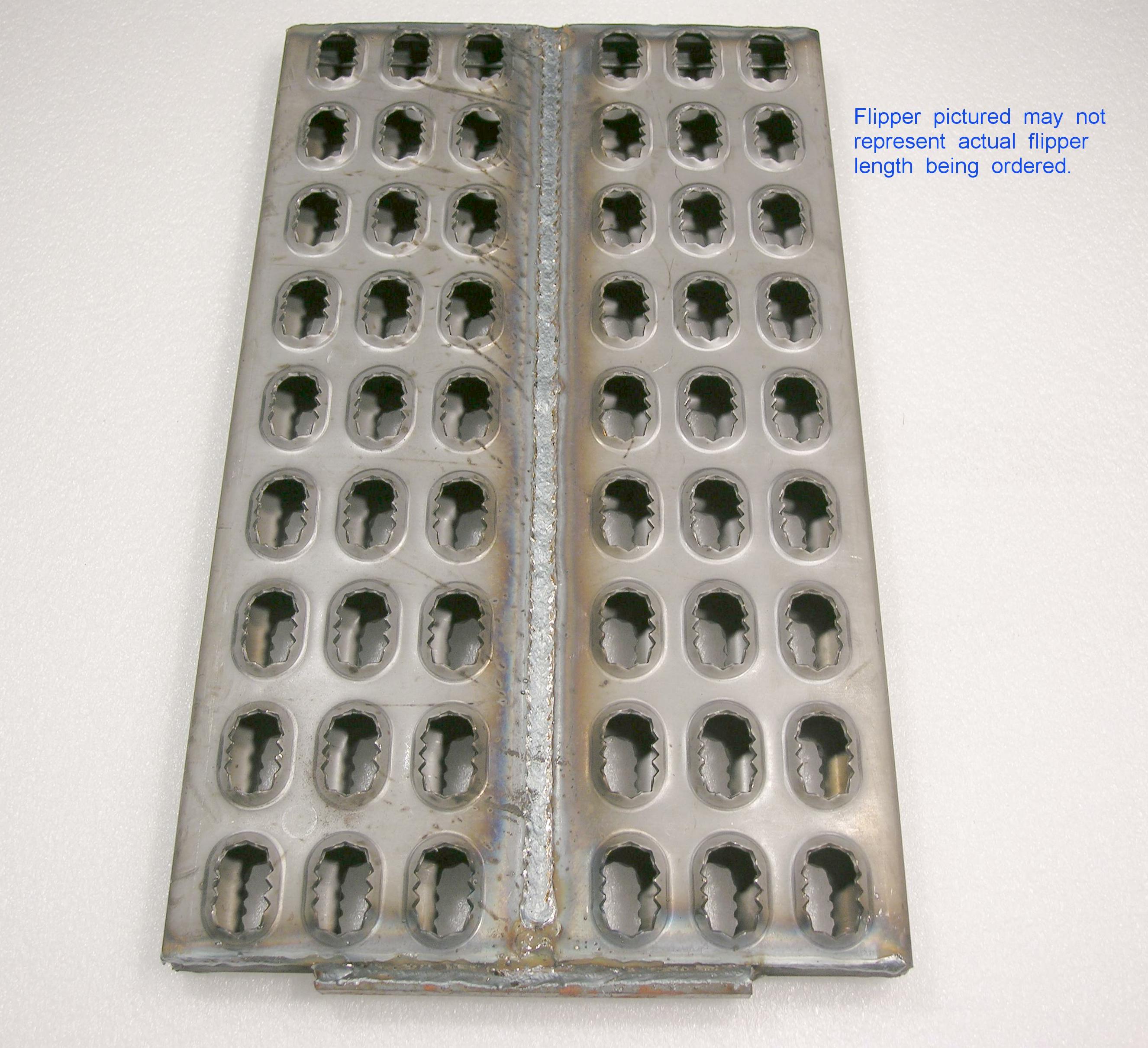 STEEL FLIPPER ASSEMBLY 15" X 36" (NO IDLERS) - Cottrell Trailers